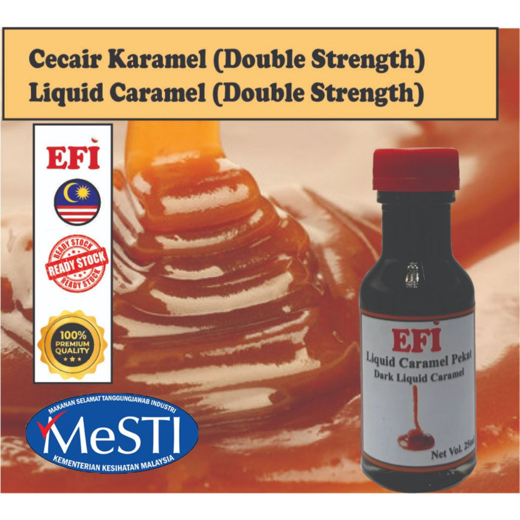 Cecair Karamel (Double Strength)| Liquid Caramel(Double Strength) 25ml ...
