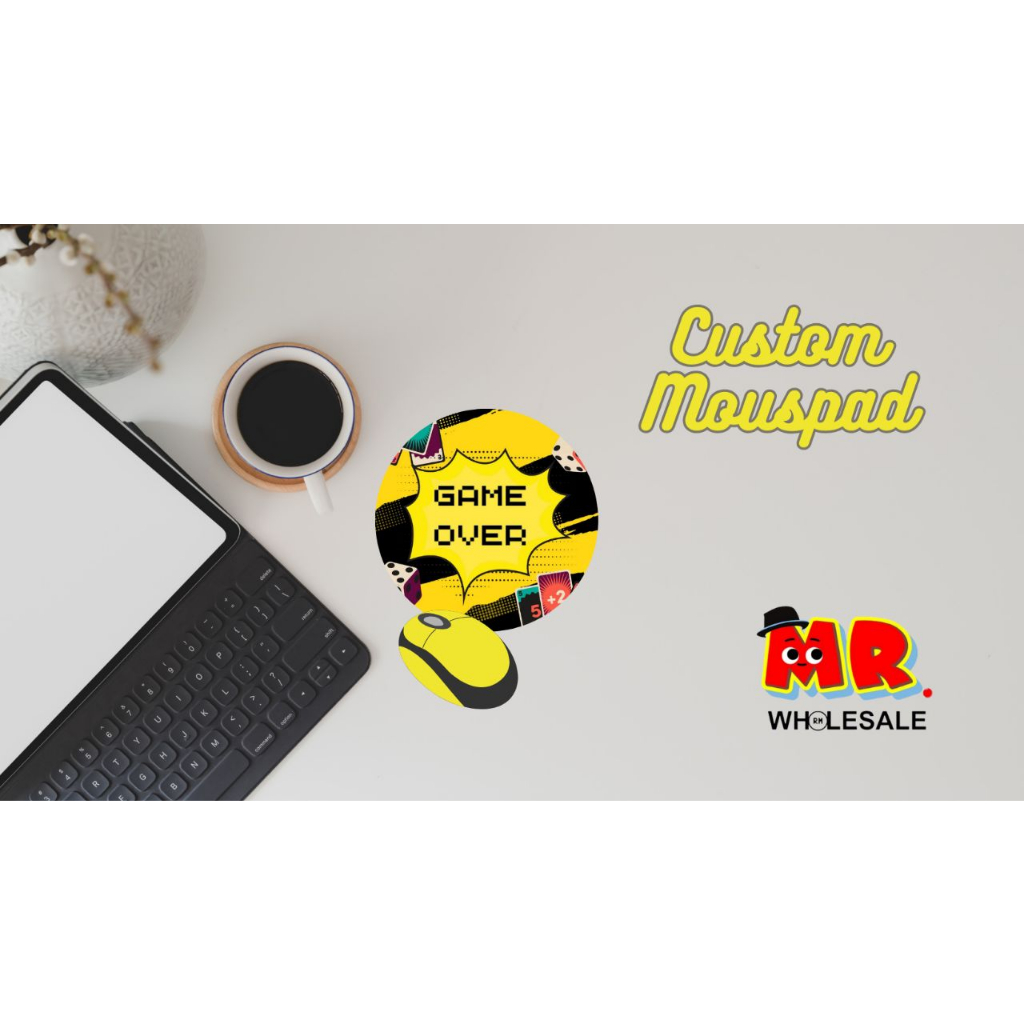 Custom Printed Mouse Pad (Round) | Shopee Malaysia