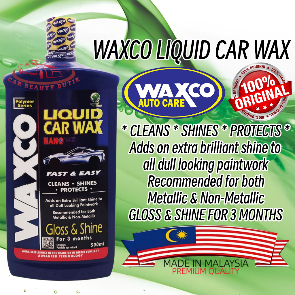 WAXCO Liquid Wax Car Polish - 500ml | Shopee Malaysia