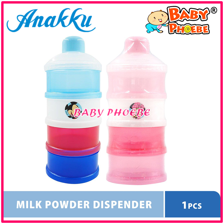 Disney 4 Tier Milk Powder Container 363-367 Mickey Minnie (1pc ...