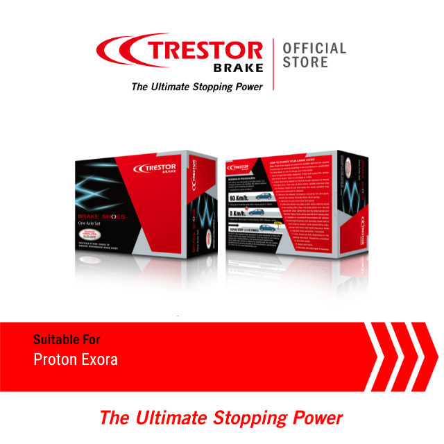 Trestor Rear Brake Shoes for Proton Exora (D6825B) | Shopee Malaysia