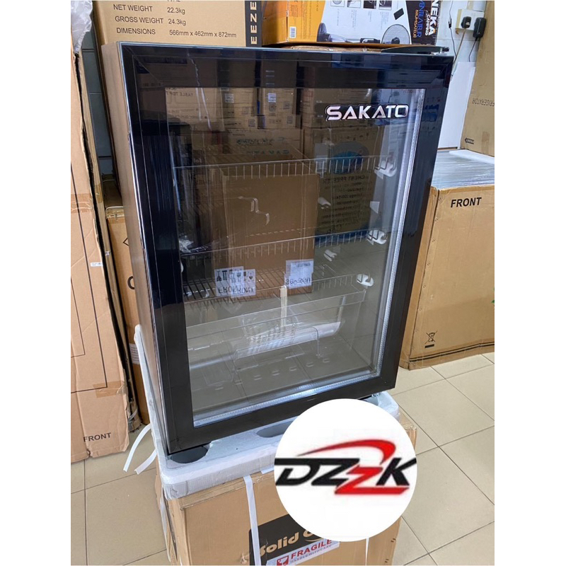 SAKATO - Mini Bar Chiller 60L SC-60U Black inteior Direct Cooling ...