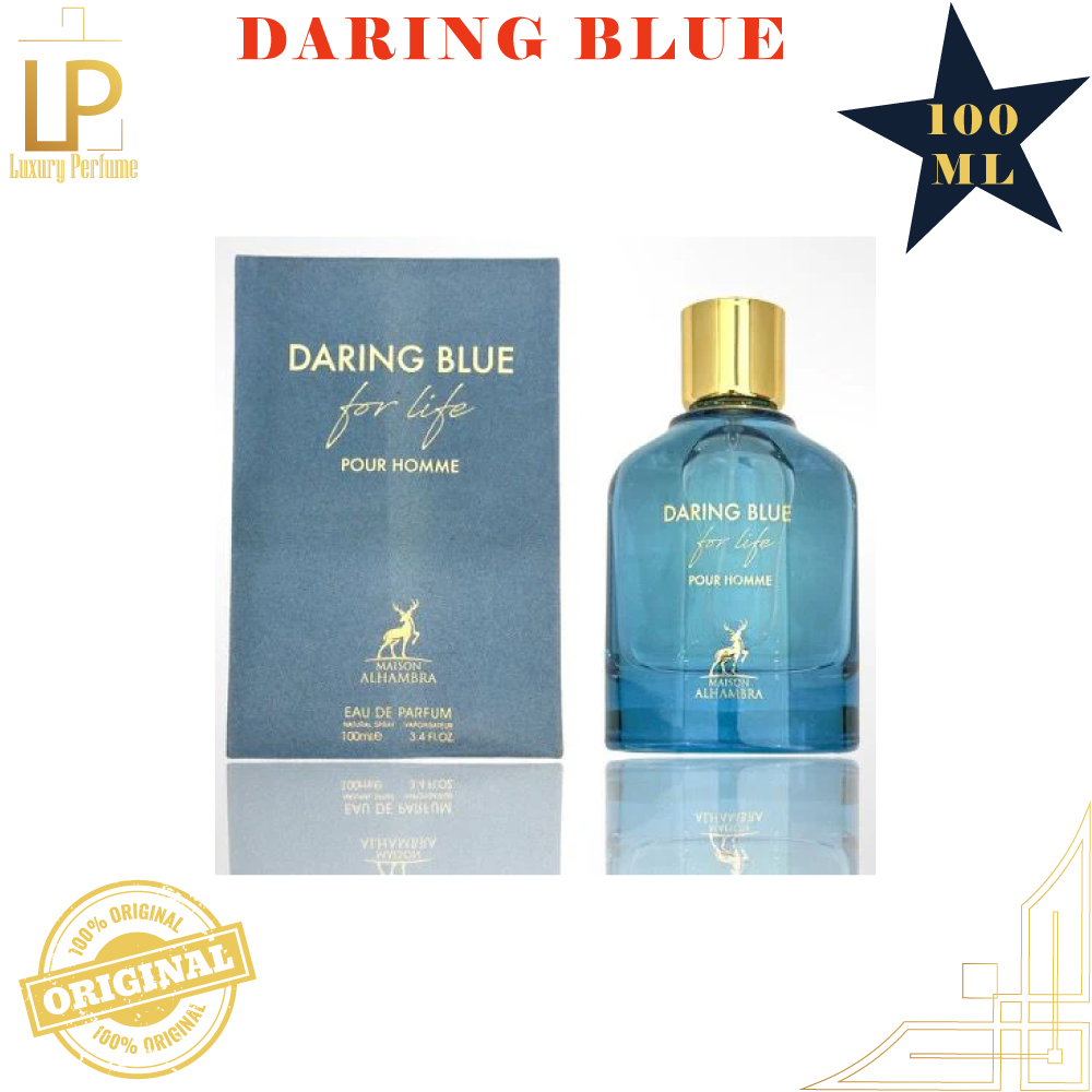 DARING BLUE FOR LIFE FOR MEN & WOMEN 100ML 100% AUTENTIC EAU DE PERFUME ...