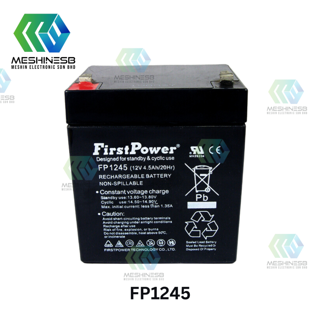 FP1245/SLAFP1245/12V 4.5AH SLA BATTERY (FIRSTPOWER) | Shopee Malaysia