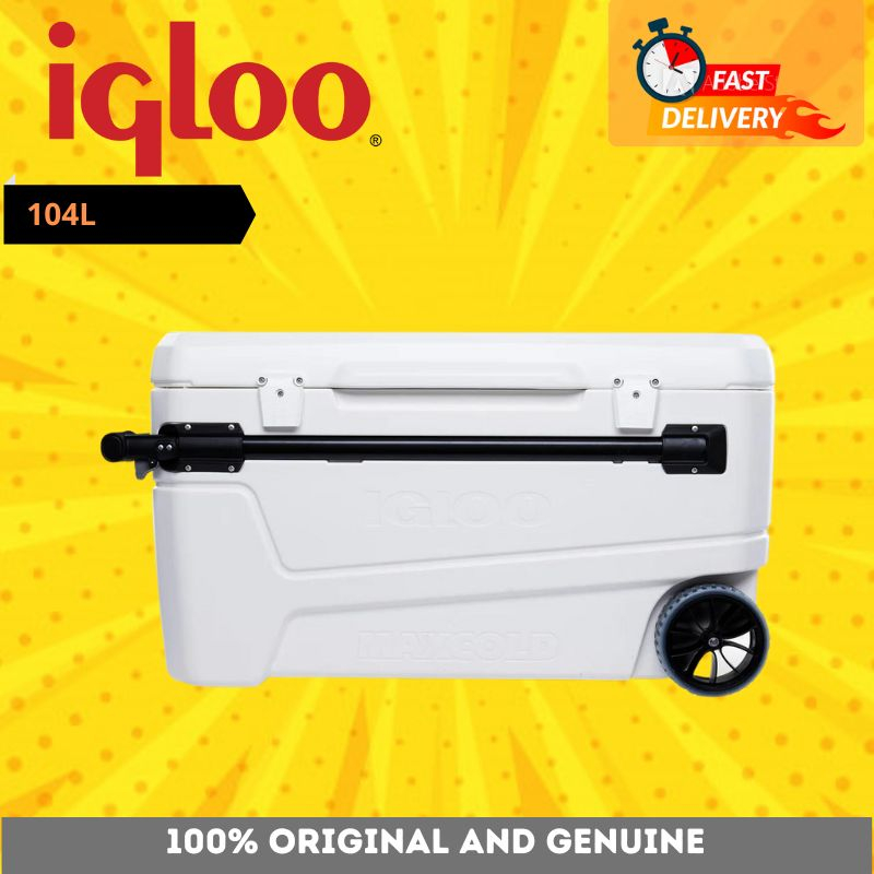 🔥100% ORIGINAL🔥 Igloo Sunset Glide 110 Cooler Box (104L) | Shopee Malaysia