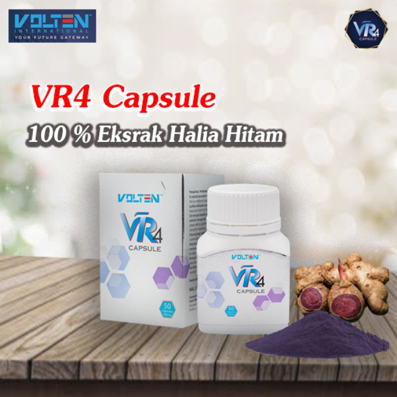 🔥READY STOCK🔥 Volten Vr4 Capsule Black Ginger / Vr4 Kapsul Halia Hitam ...
