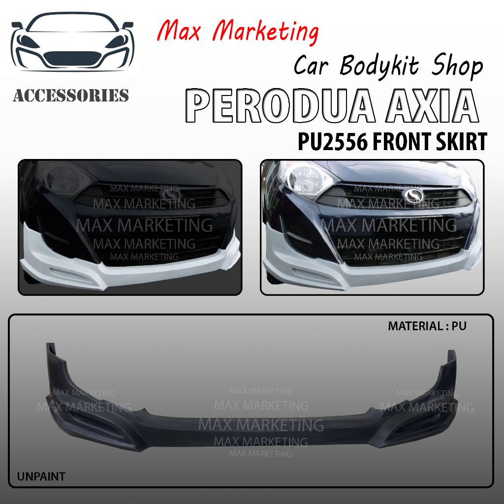 PERODUA AXIA FRONT SKIRT (PU) | Shopee Malaysia