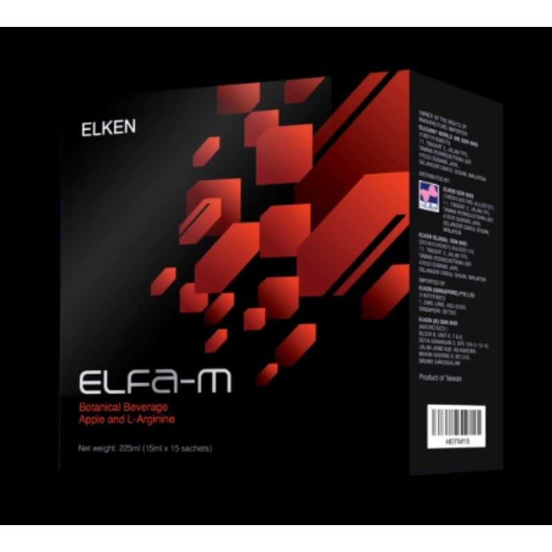 CHEAPEST elken Elfa-M (15sachets box) | Shopee Malaysia