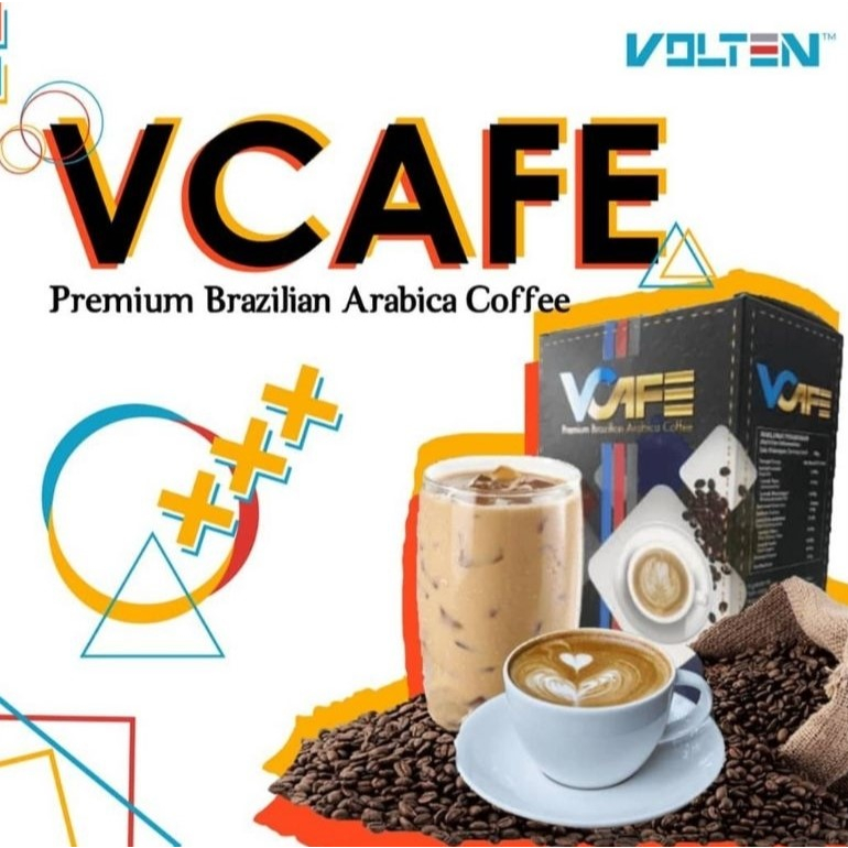 🔥READY STOCK🔥 VOLTEN Vcafe Brazilian Arabica Coffee Kopi Vcafe 黑姜咖啡 (20 ...