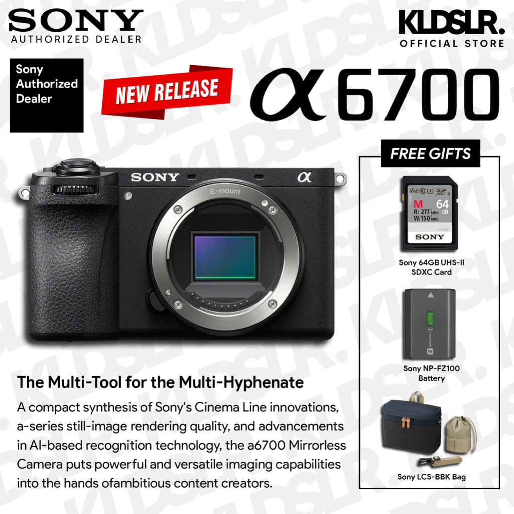 (READY STOCK) - Sony a6700 Mirrorless Camera Body & 16-50mm & 18-135mm ...