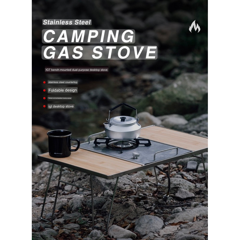 🔥Ready Stock🔥 Camping IGT Stove 4000W Stainless Steel Portable Gas Stove IGT Modular Outdoor ...