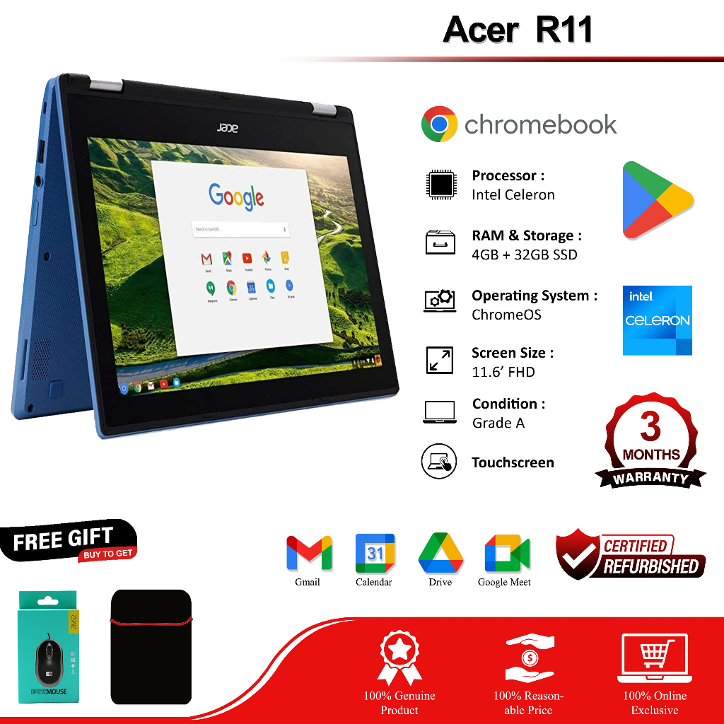 Cheapest!!! Chromebook R11 DELL 3180 DELL 3189 ACER 732 LENOVO 500E ...