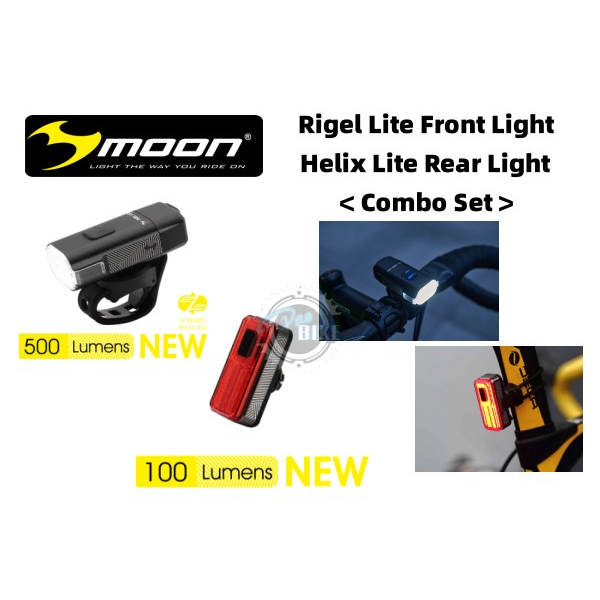 Moon Sport Cycling Light Combo Set Moon Cycling Light Combo Set Front ...