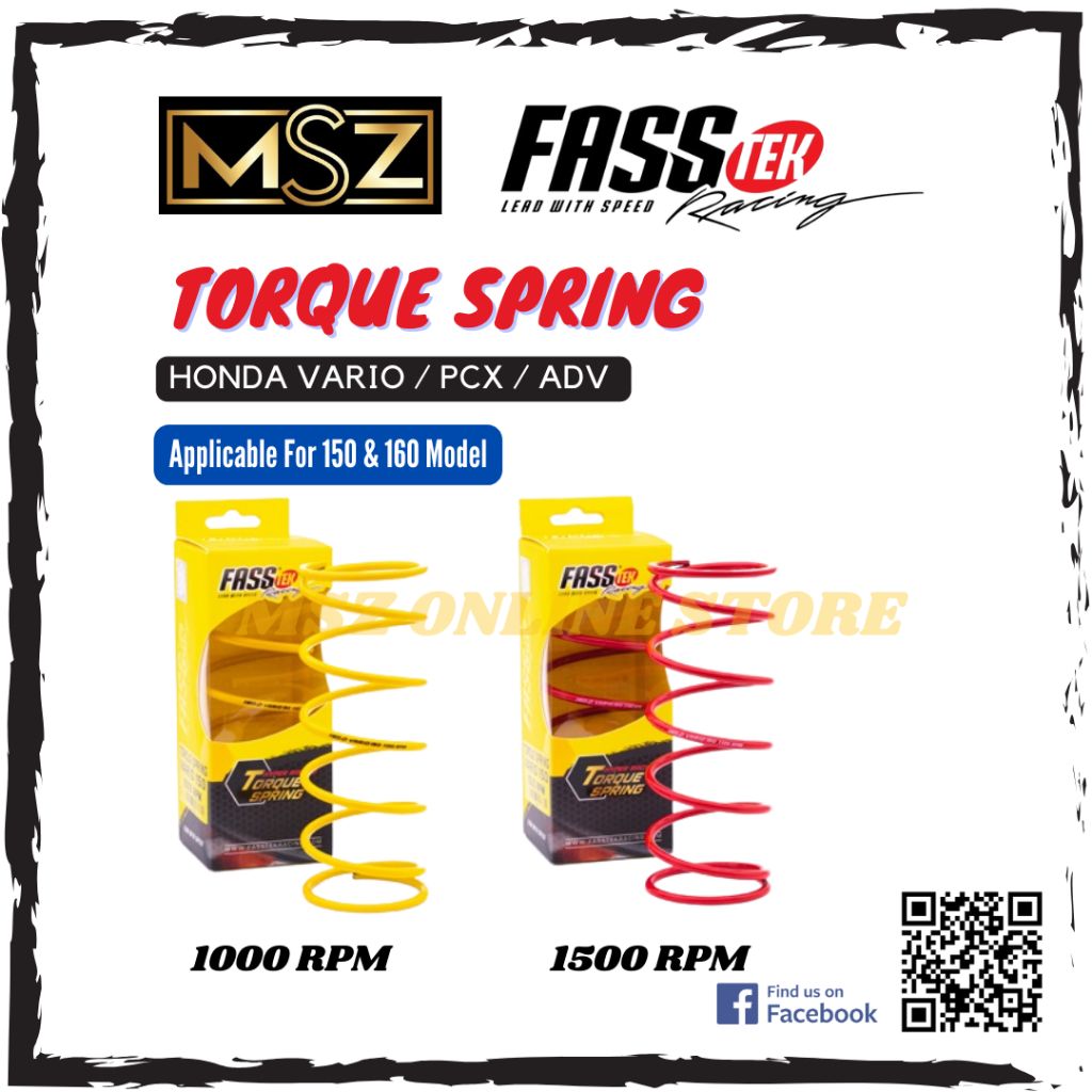 Torque Spring 1000RPM & 1500RPM For Honda ADV 150 / ADV 160 / VARIO 150 ...