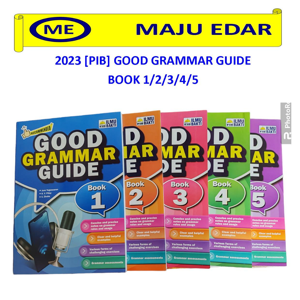 2023 [PIB] GOOD GRAMMAR GUIDE BOOK 1/2/3/4/5 PRIMARY / SECONDARY SCHOOL ...