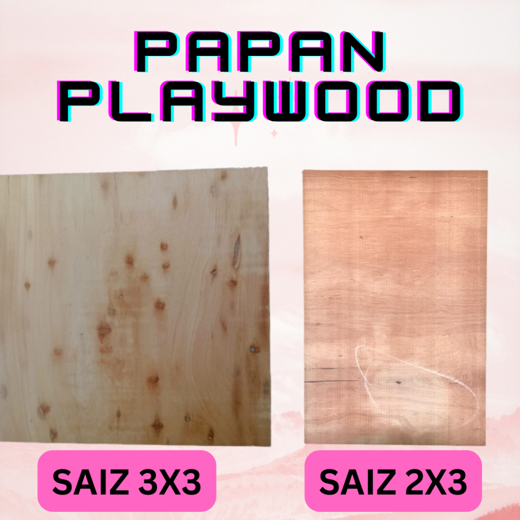 PAPAN PLAYWOOD UNTUK KAKI MEJA LIPAT PASAR MALAM SAIZ 2ft X 3ft DAN 3ft ...