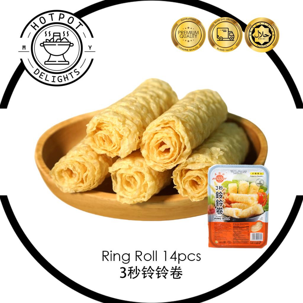 Hotpot Delights (Halal) Everbest 3 Second Ring Roll 14pcs 3秒铃铃卷 | Shopee Malaysia