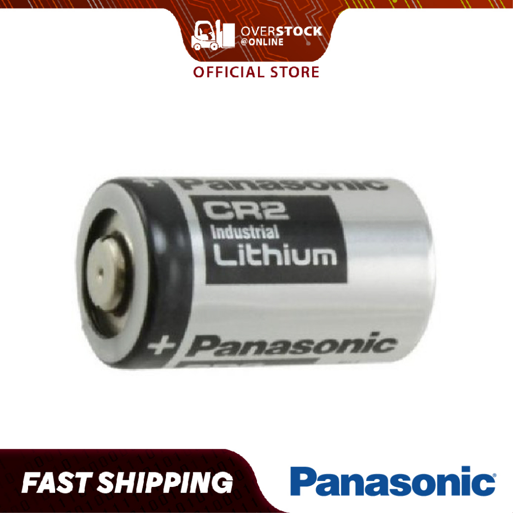[Genuine] PANASONIC CR2 / CR123A Industrial Lithium Battery 3V & 850mAh/1550mAh for Camera ...