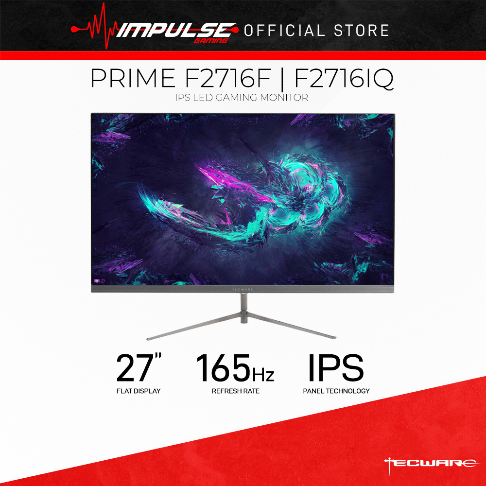 Tecware Prime F2716IQ 2K / F2716IF 27″ IPS LED Gaming Monitor 165hz IPS ...