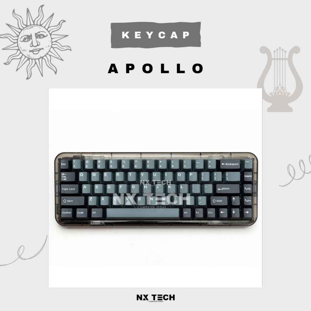 Apollo CHERRY Profile PBT Keycap Set for Mechanical Keyboard. | Shopee ...