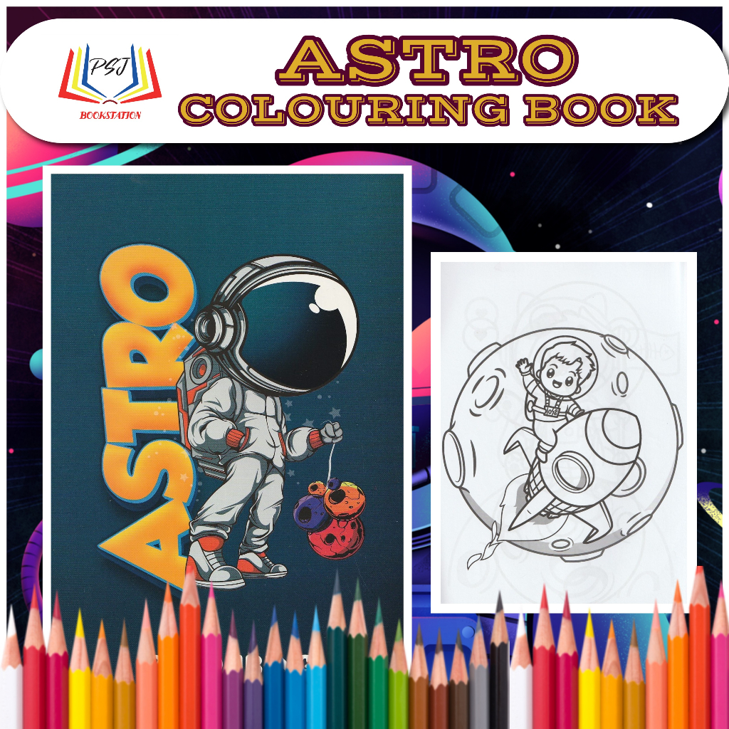 ASTRO COLOURING BOOK | Shopee Malaysia