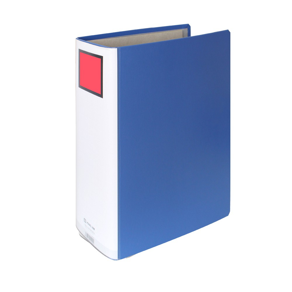 KING JIM KING FILE SUPER DOTCH TUBE FILE - 8 / 10CM - A4 - BLUE (10PCS ...