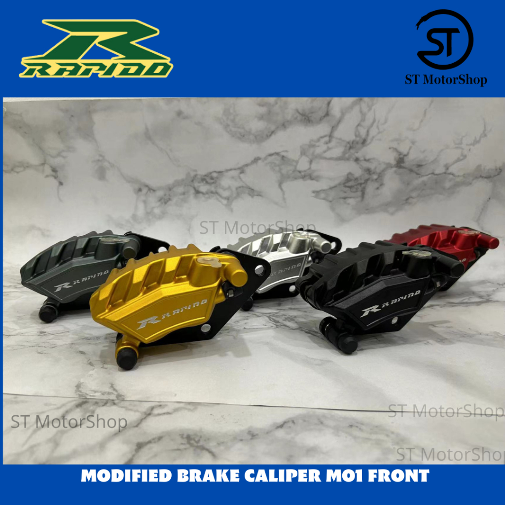 RAPIDO MODIFIED BRAKE CALIPER M01 WITH BRACKET FOR Y15/Y16ZR/RS150R/RS ...