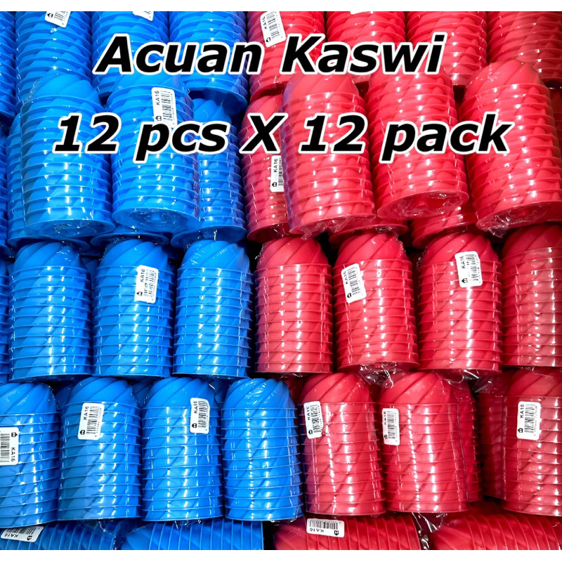 144 pcs Acuan Kaswi Viral Plastic Acuan Twister Acuan Pudding Acuan ...