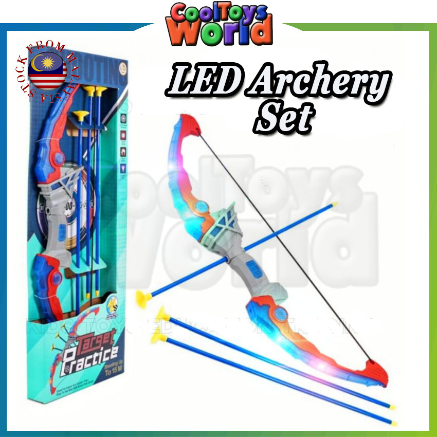 (RANDOM COLOR) Kids Archery Bow Set Toys Arrow Pretend Play Archery for ...