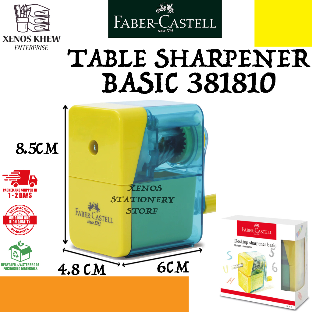 FABER-CASTELL TABLE SHARPENER / FABER CASTELL 381810 TABLE BASIC ...