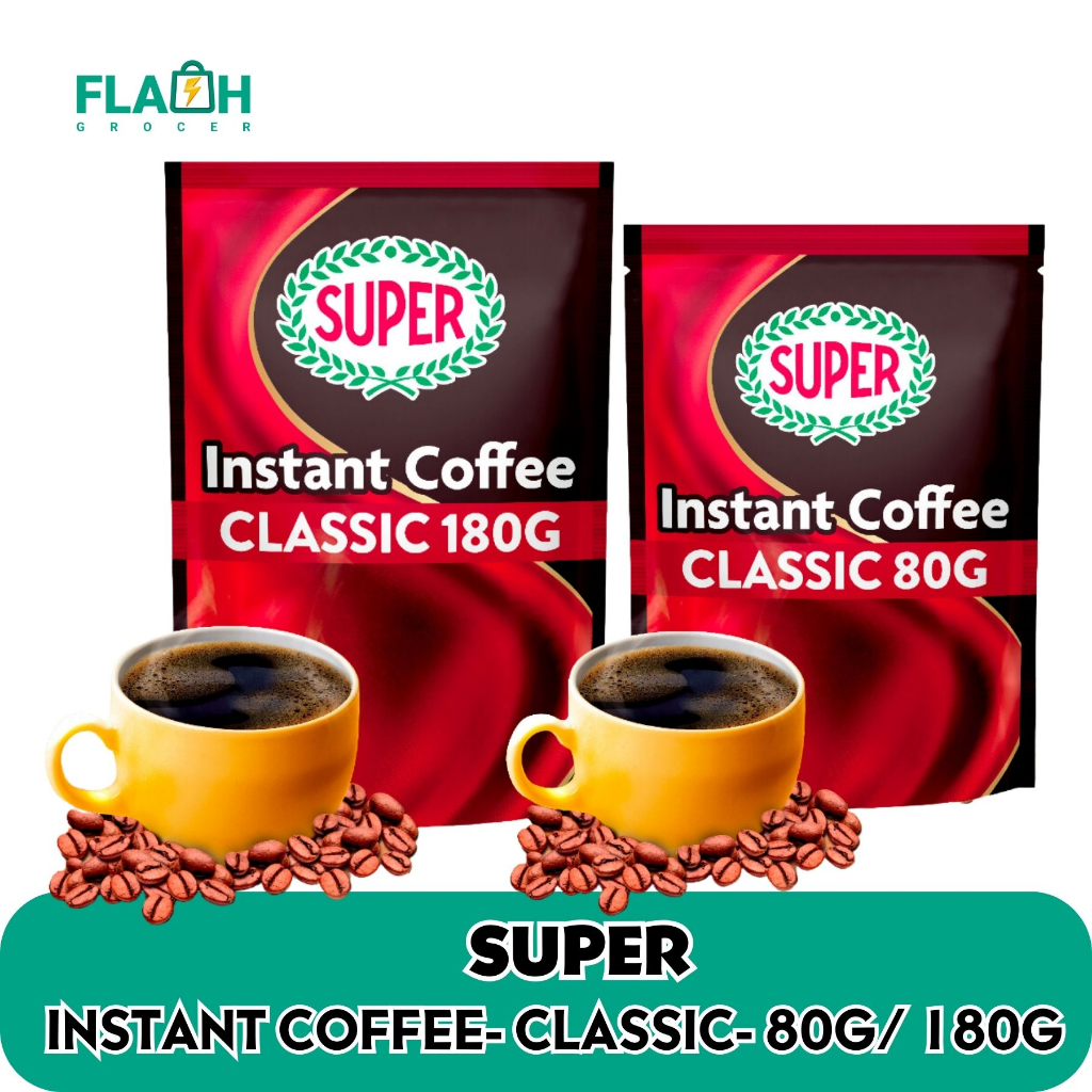SUPER- Classic Instant Pure Coffee [HALAL] Ready Stock | Shopee Malaysia