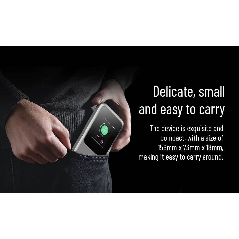 ZTE MU5120 5G 3-in-1 Portable Touch Screen Mobile WiFi Router + Modem ...