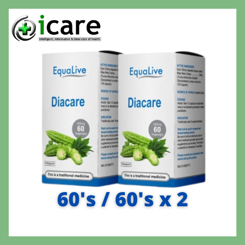 EQUALIVE DIACARE CAPSULES 60'S / 60'S X 2 ( EXP DATE: 08/2028 ...