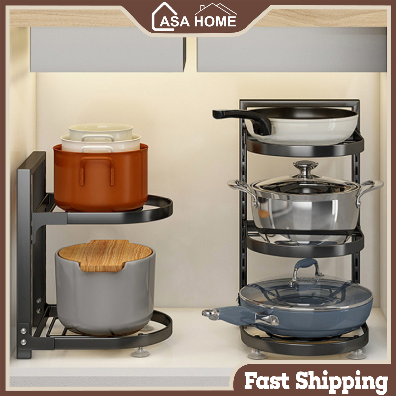 [📦CLEAR STOCK📦] Multi-Purpose Stainless Steel Pot Rack Under Sink Rack ...