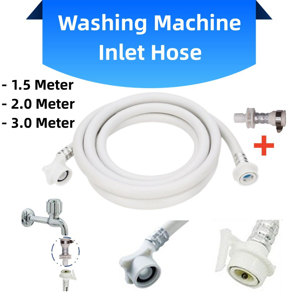 UF Tech Washing Machine Inlet Hose ( 1.5 Meter & 2 Meter & 3 Meter ...