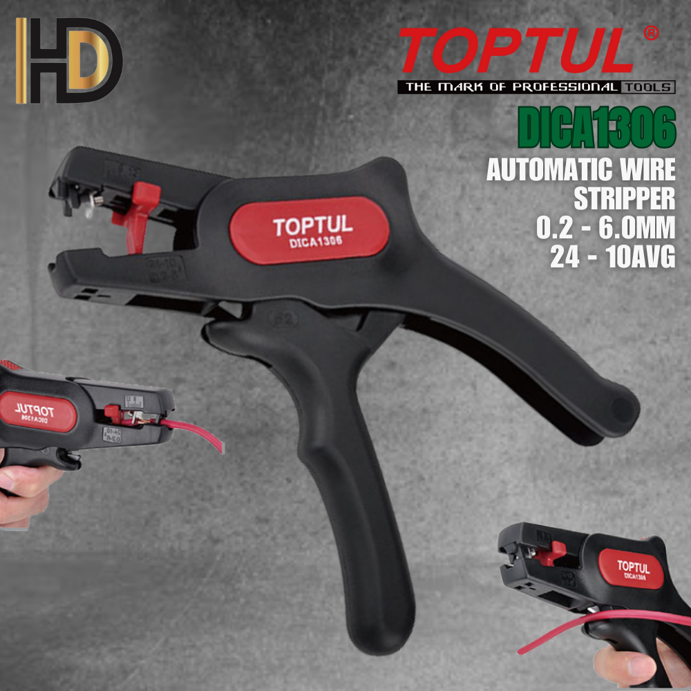 TOPTUL Automatic Wire Stripper / Heavy Duty Automatic Wire Stripper ...