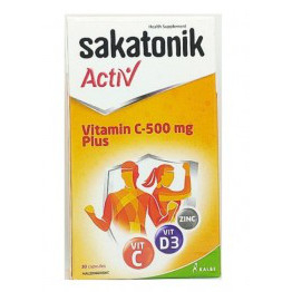 SAKATONIK ACTIV VITMAIN C PLUS 500MG 30'S (EXP 10/2024) | Shopee Malaysia
