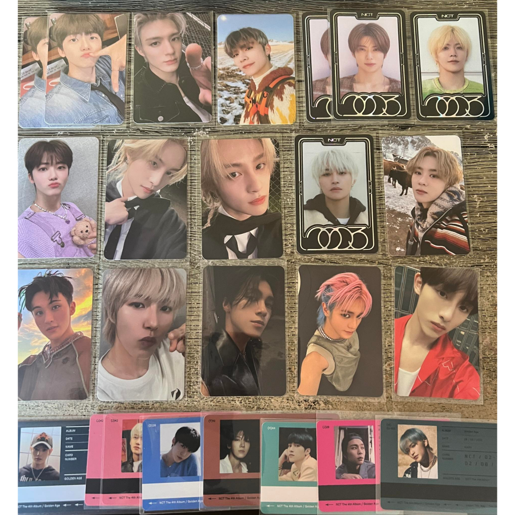 NCT GOLDEN AGE ARCHIVING COLLECTING PHOTOCARD YEARBOOK CARD RENJUN ...