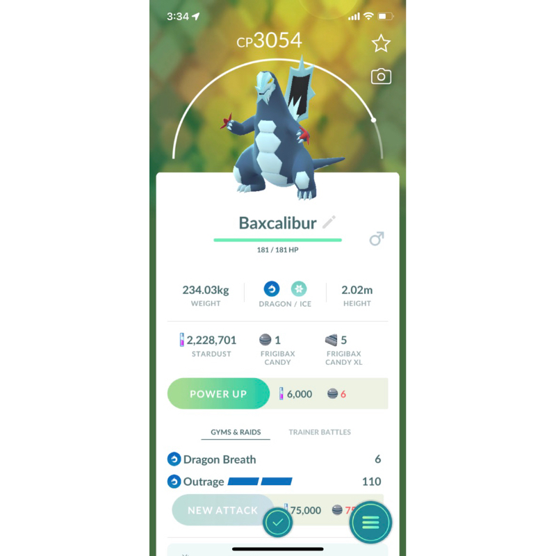 (998) Baxcalibur Pokemon Go Trade | Shopee Malaysia