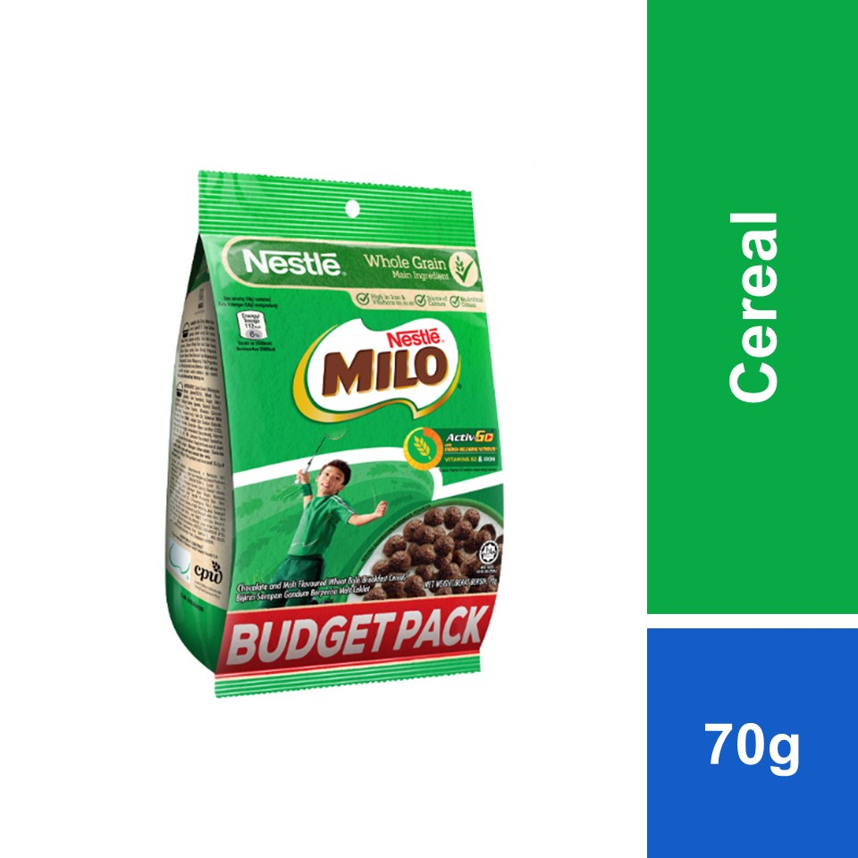 NESTLE Milo Breakfast Cereal 70g (Halal) | Shopee Malaysia