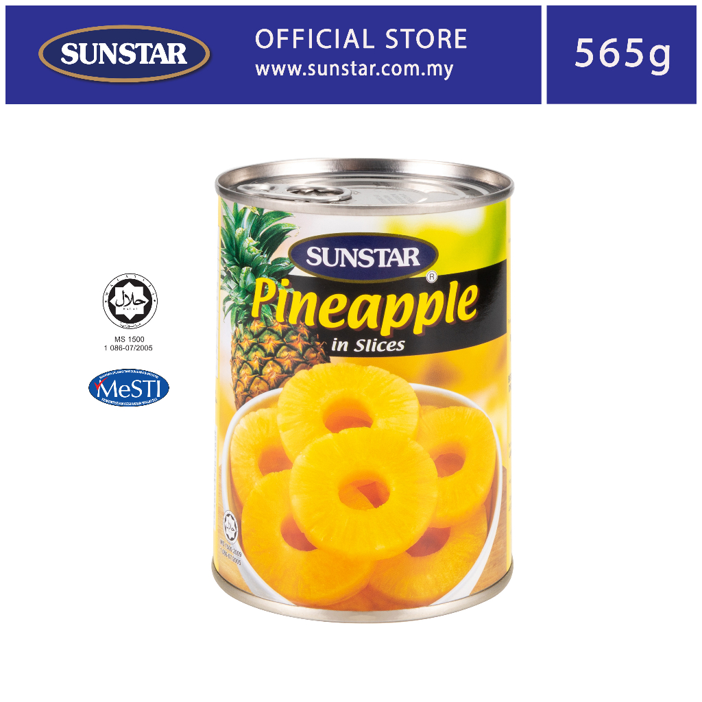 SUNSTAR Pineapple in Slices / Kepingan Nanas (565g) | Shopee Malaysia
