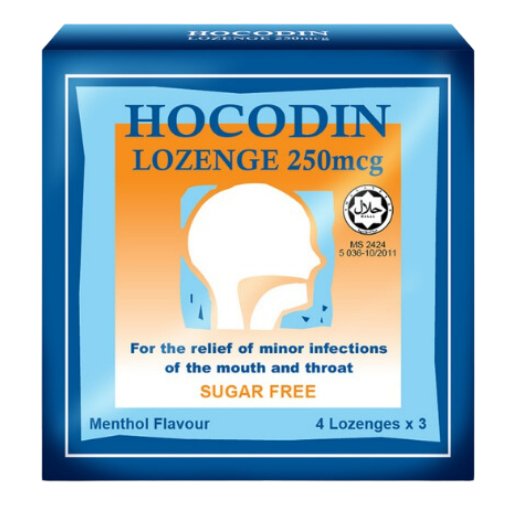 Hocodin Lozenge 250mcg (4 lozengesX3) | Shopee Malaysia