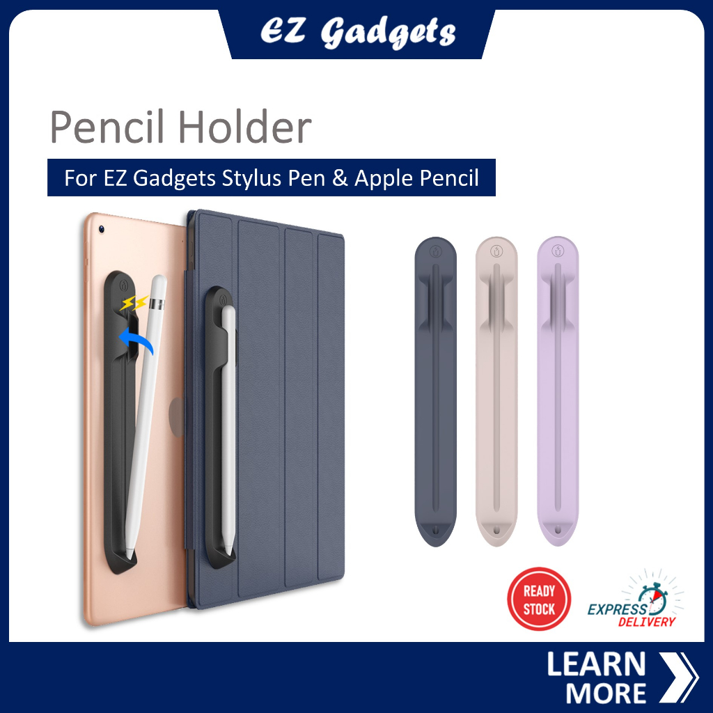 Silicone Pen Holder for Apple Pencil 1 2 Stylus Pen Secure Sticking ...