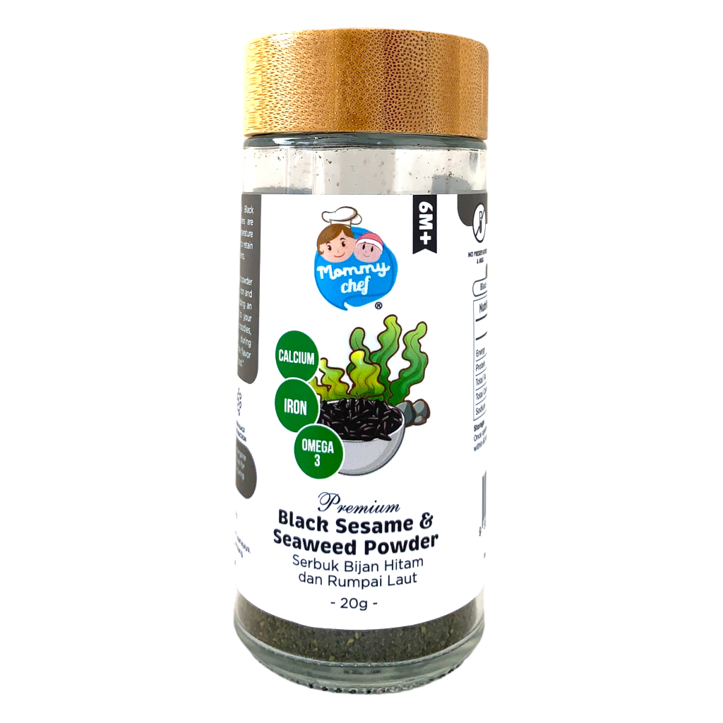Mommy Chef Black Sesame & Seaweed Powder (20g) | Shopee Malaysia