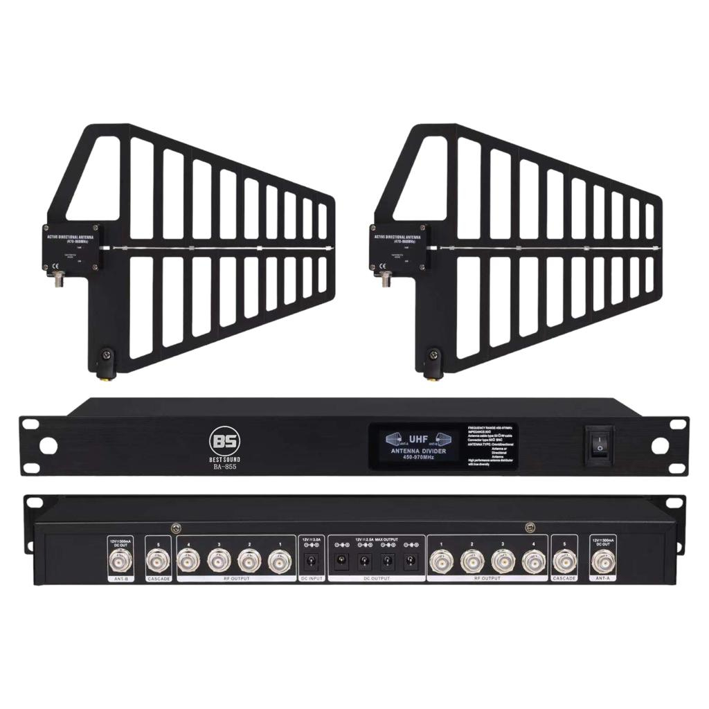 BS BA-855 UIHF UHF Antenna Power Distribution System Amplifier RF ...