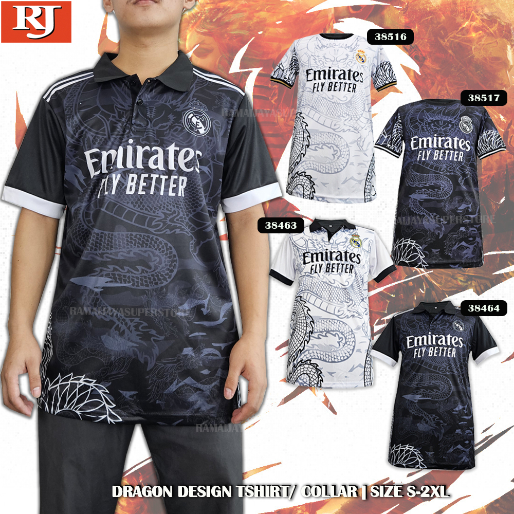 Baju Jersey Dragon Ltd. Ed. corak Bercolar graphic design naga/ Size: S ...