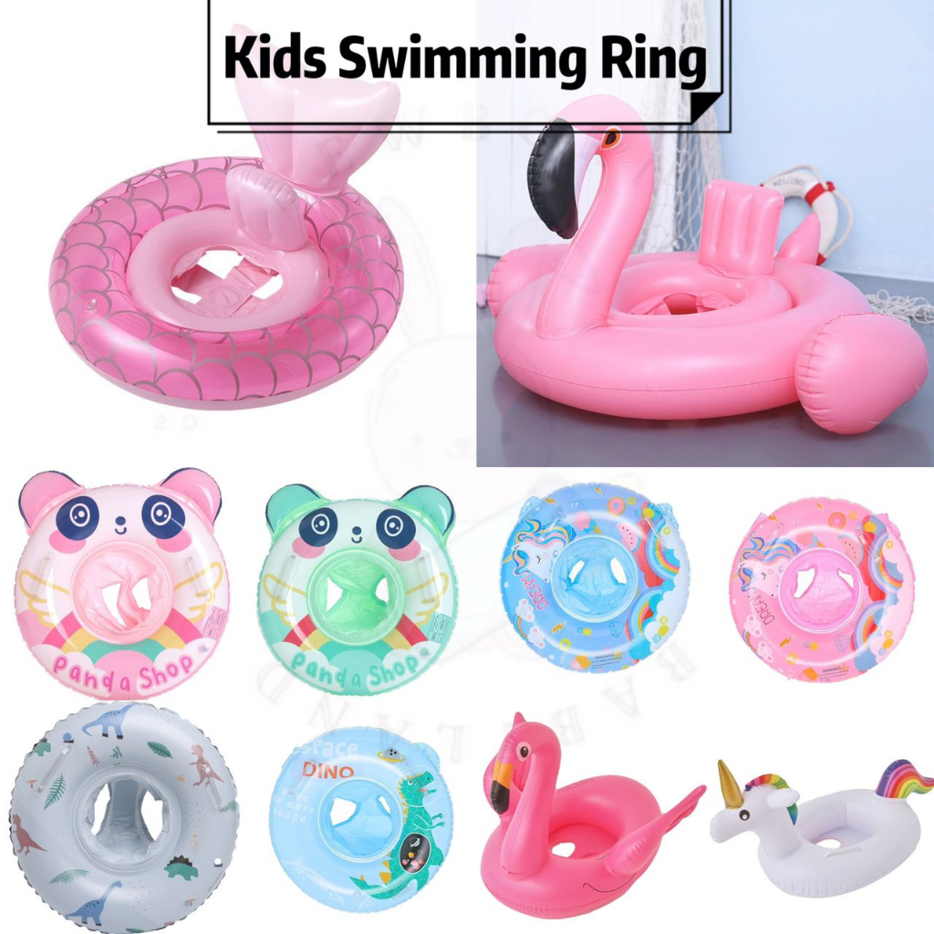 Kids Cute Cartoon Inflatable Swimming Circle 儿童可爱卡通充气游泳坐圈 | Shopee Malaysia
