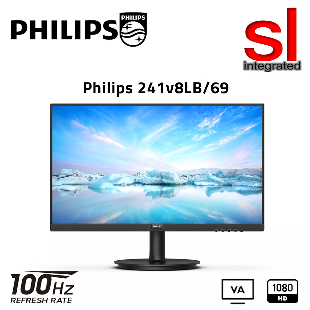 Philips 241V8LB/69 23.8″ VA 100Hz FHD 4ms Monitor | Shopee Malaysia
