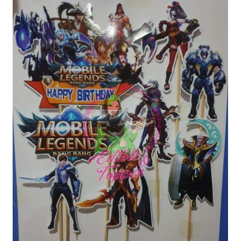 TOPPER CAKE MOBILE LAGEND | Shopee Malaysia