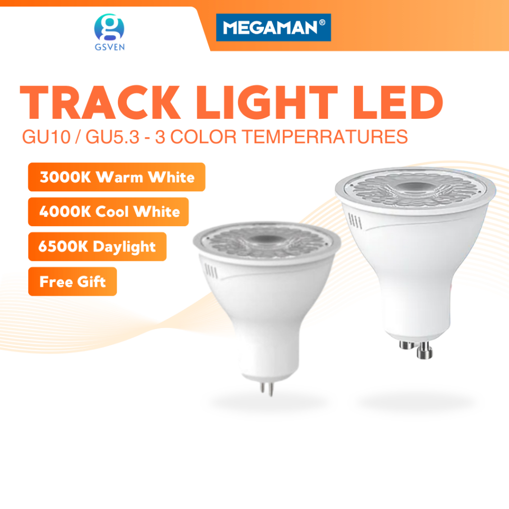 MEGAMAN GU10 GU5.3 6W/8W Reflector Downlight Mentol LED Ceiling Light ...